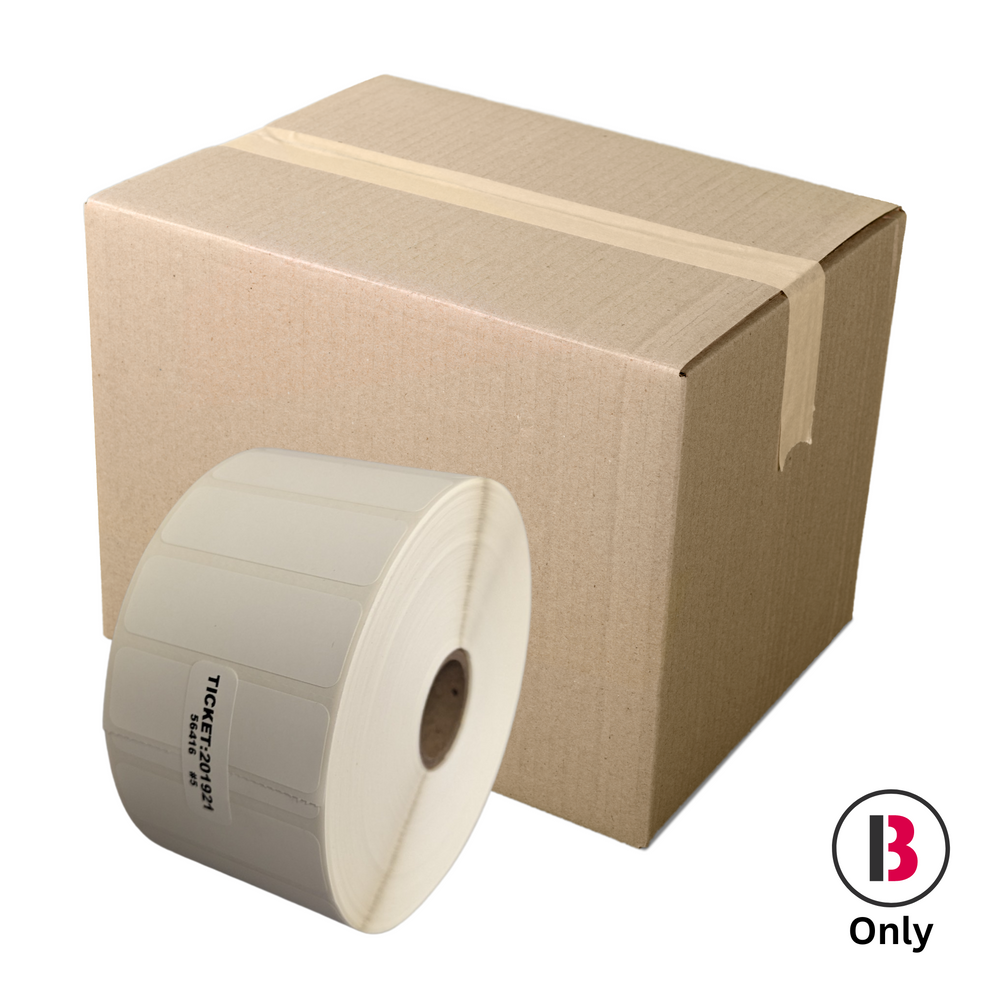 Zebra 2.25 x .75” Direct Thermal Inventory Permanent Labels (6 Rolls/B ...